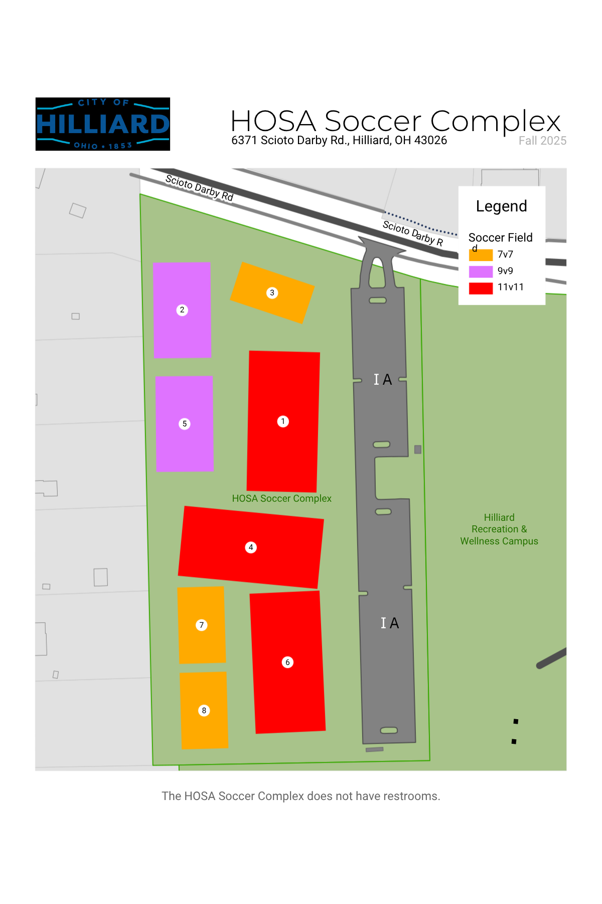 Field Locations - Northwest FC